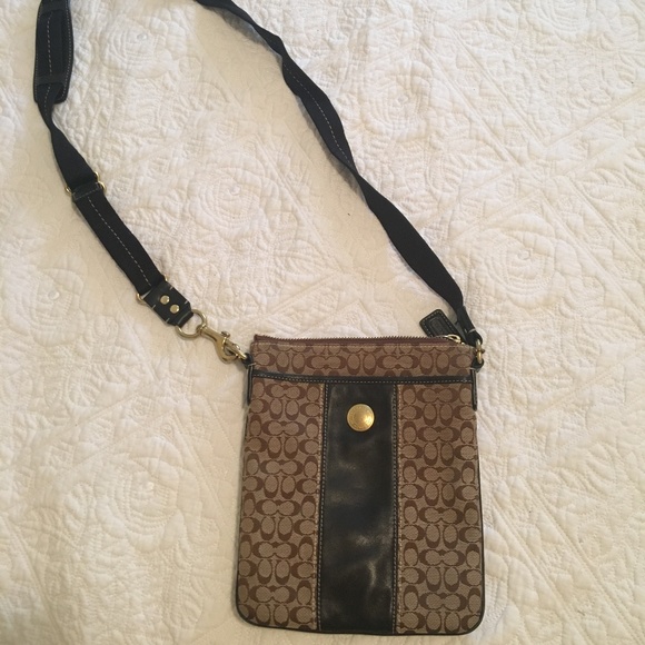 Coach | Bags | Coach Signature Swingpack Cross Body Bag | Poshmark